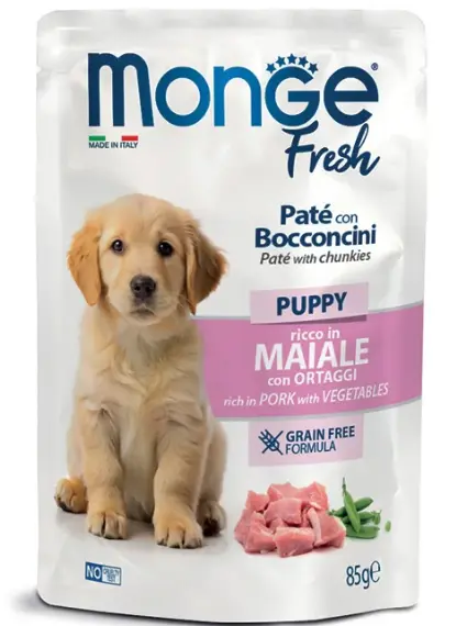 Monge Fresh Dog sos GF Puppy - Svinjetina 85g