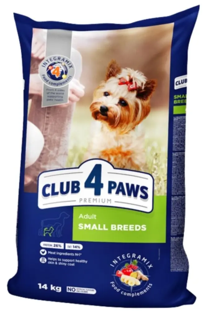 Club 4 Paws Premium suva hrana za pse Mini, Piletina, 14 kg