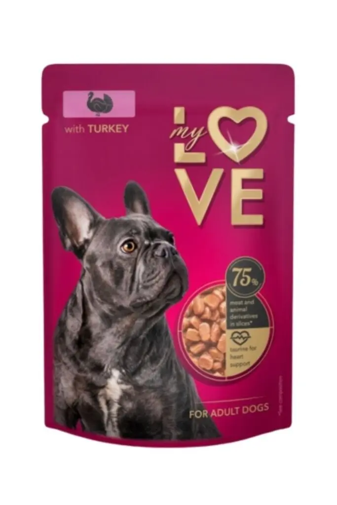 My Love Vlažna hrana za pse, Ćuretina, 100 g