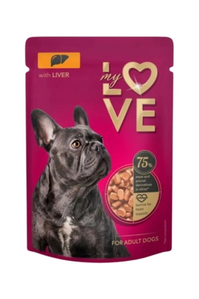 My Love Vlažna hrana za pse, Jetra, 100 g