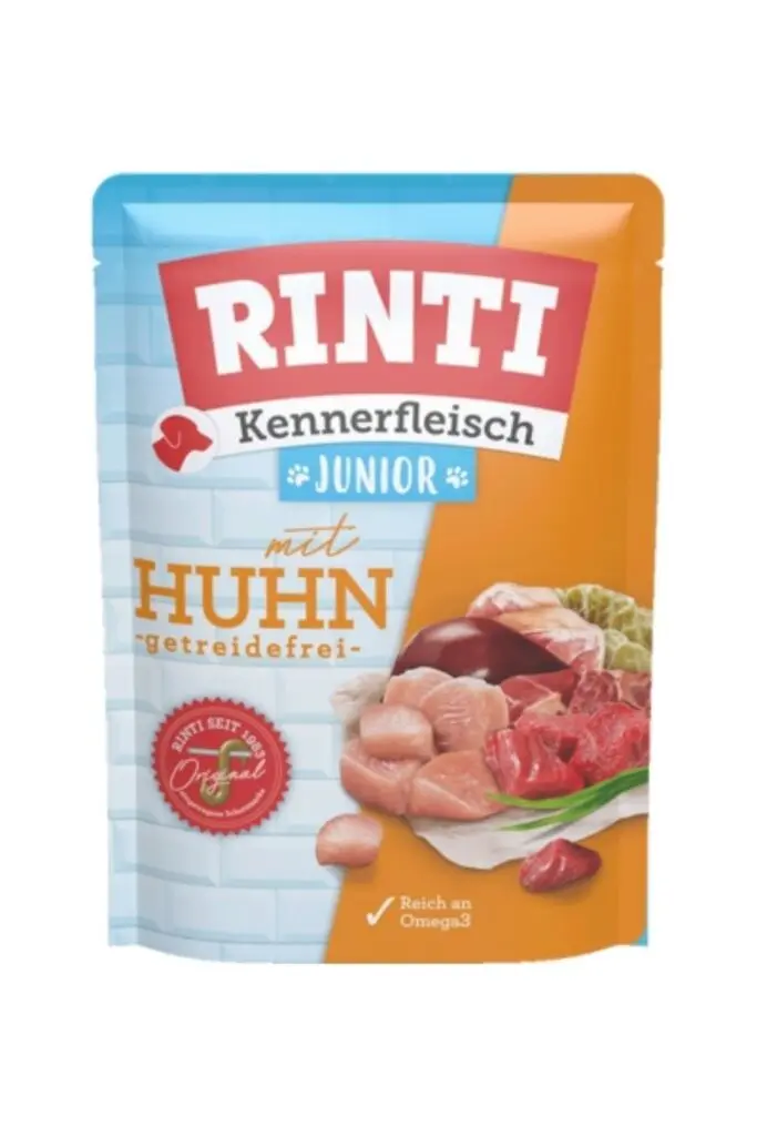 Rinti Vlažna hrana za štence Kennerfleisch, Piletina, 400g