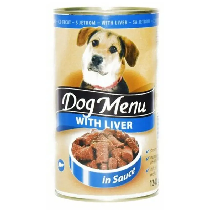 DOG MENU Konzerva za pse Jetra 1240g