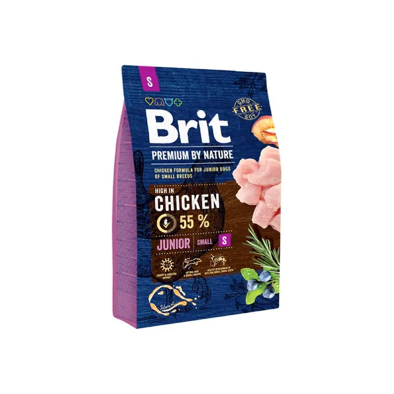 BRIT Hrana za štence Junior S 3kg