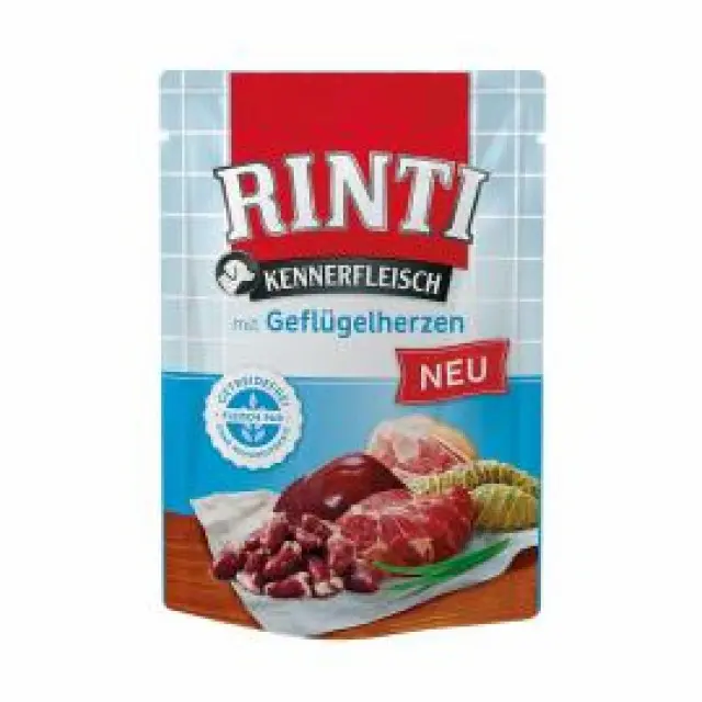 RINTI Sosić za pse Kennerfleisch, Živinsko srce, 400g