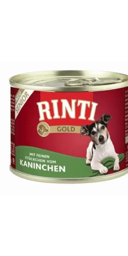 Rinti Gold Vlažna hrana za odrasle pse seniore, Zečetina, 185g