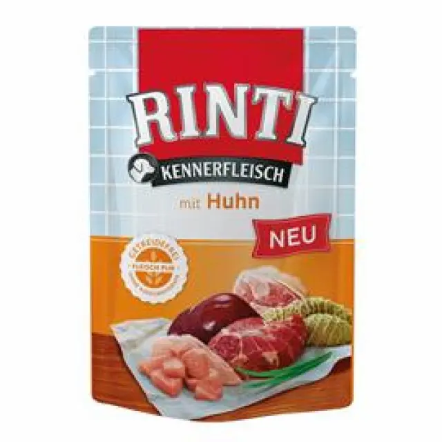 RINTI Sosić za pse Kennerfleisch, Piletina, 400g