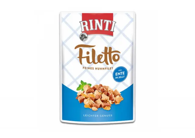 RINTI Poslastica Filetto, Piletina i Pačetina, 100g