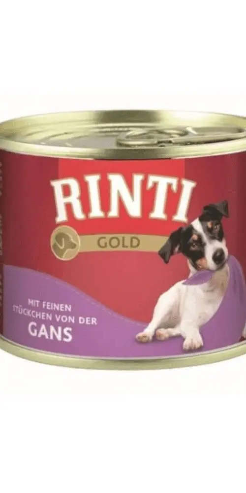 Rinti Gold Vlažna hrana za odrasle pse, Guščetina, 185g