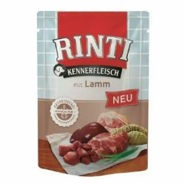 RINTI Sosić za pse Kennerfleisch, Jagnjetina, 400g