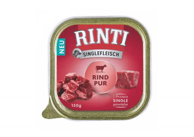 RINTI Vlažna hrana za odrasle pse, Govedina, 150g