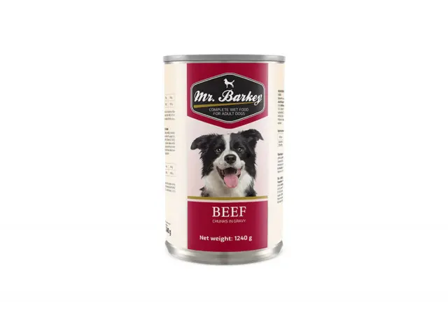 MR. BARKEY Vlažna hrana za pse Adult, Govedina, 1.24kg