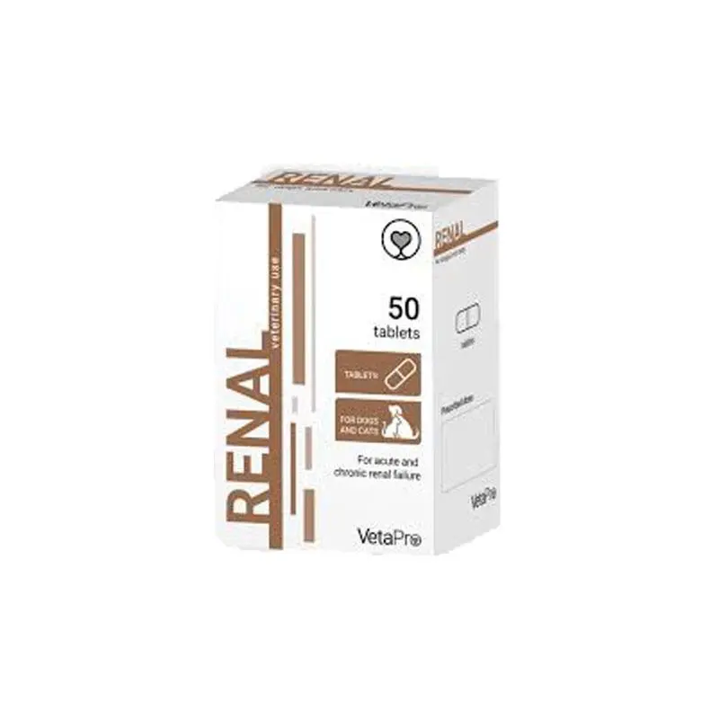 VETA PRO Suplement za pse i mačke sa bubrežnom insuficijencijom Renal, 50 tableta