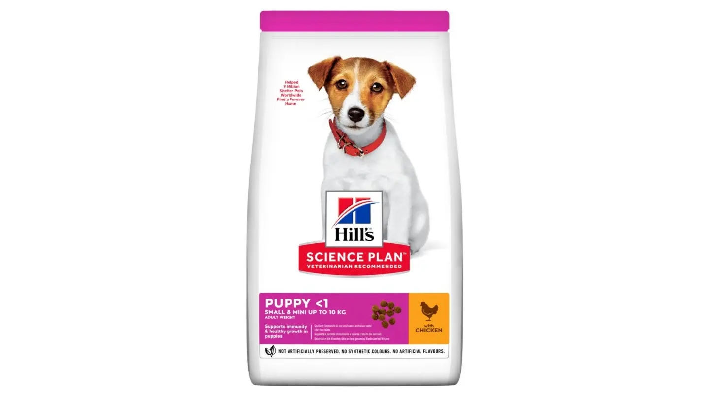 Hill's Science Plan Suva hrana za pse, Puppy, Small&Mini, Piletina, 3 kg