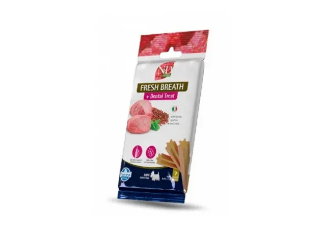 N&D Poslastica za pse Quinoa Fresh Breathe, Jagnjetina, 60g