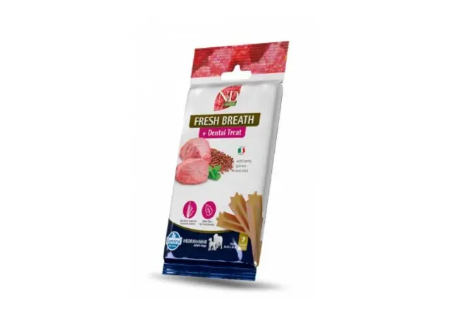 N&D Poslastica za pse Quinoa Fresh Breatehe Mini, Med, 110g