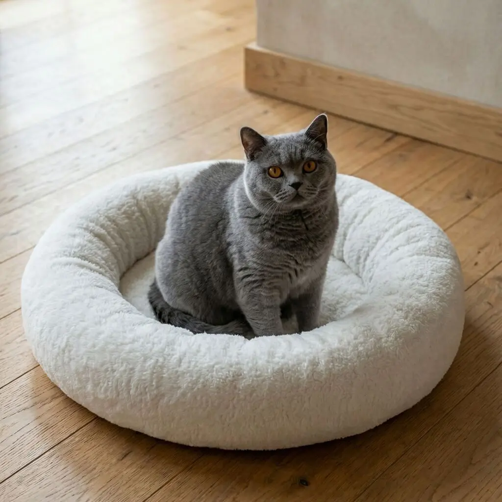 Paws & Whiskers Krevet za kućne ljubimce, Beli