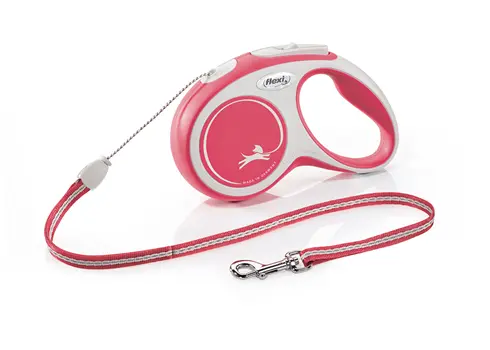 FLEXI Povodac za pse Comfort Cord, Do 12 kg, S, 8m, Crveni