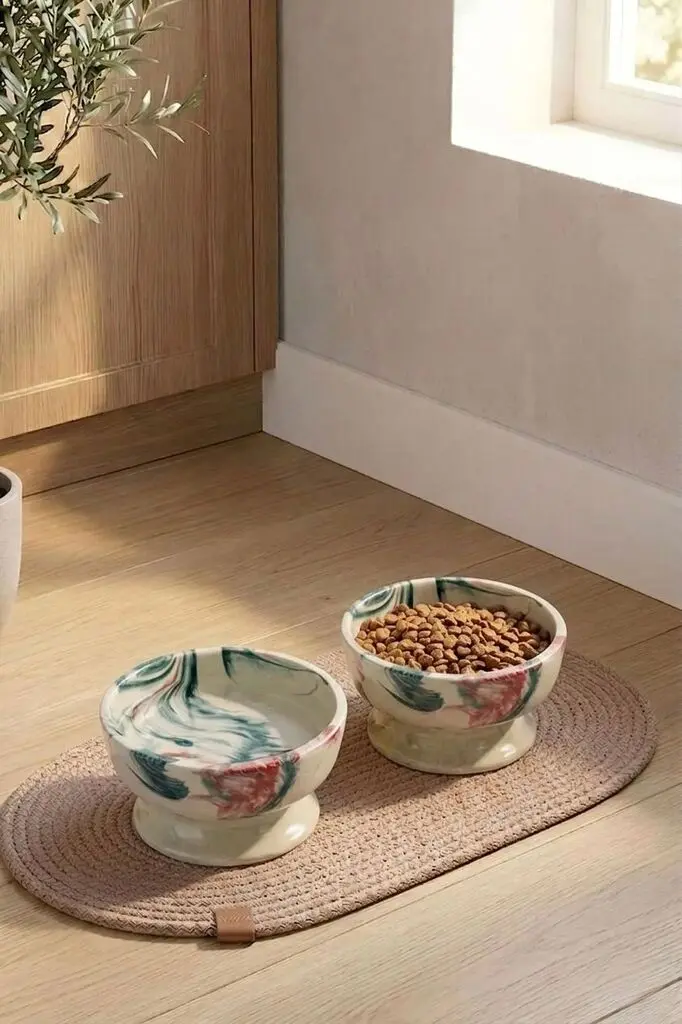 Paws & Whiskers Činija za hranu za kućne ljubimce, Tirkizna