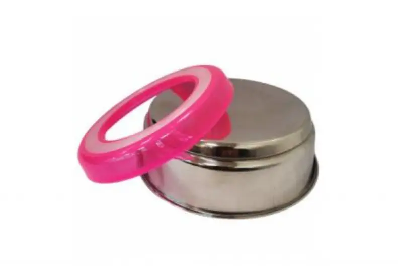 Besta Činija za hranu i vodu Star inox, Roze, 490 ml