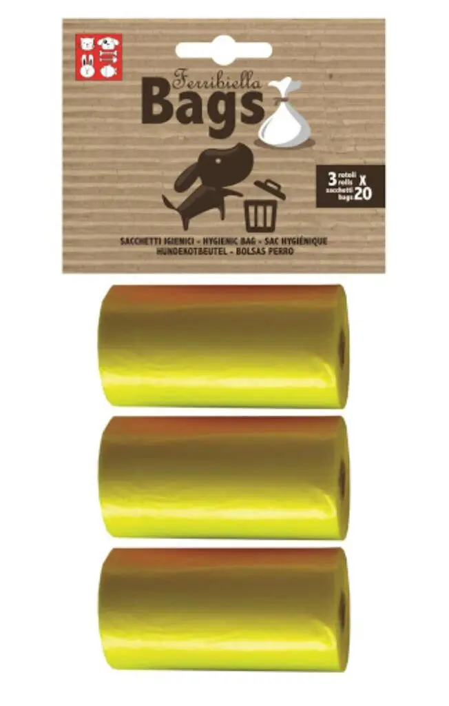 Ferribiella Kesice za izmet, 3x20 komada, Žute