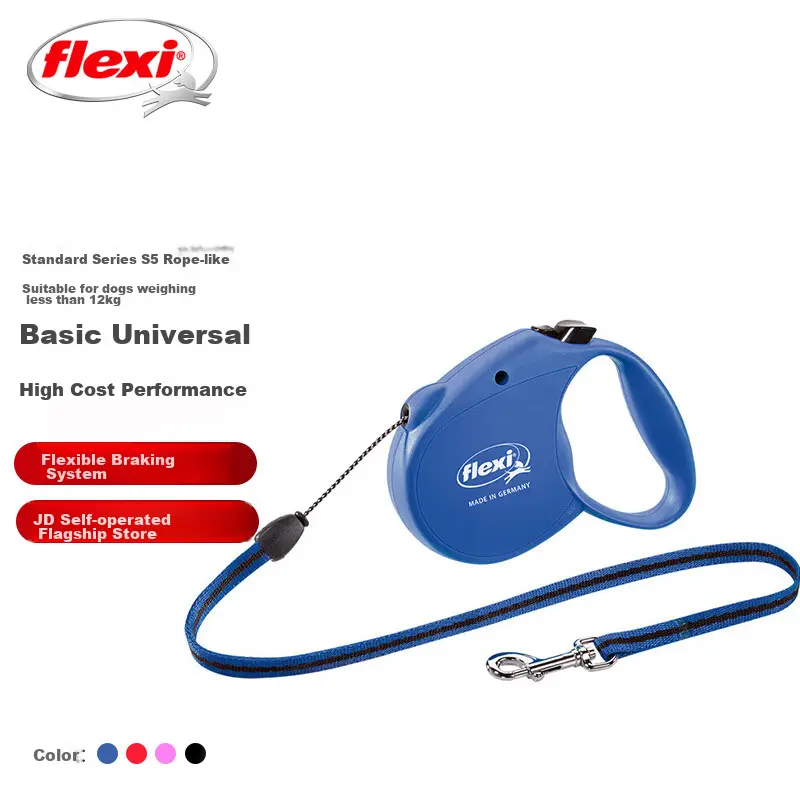 Flexi Povodac za pse S, 5m, Plavi