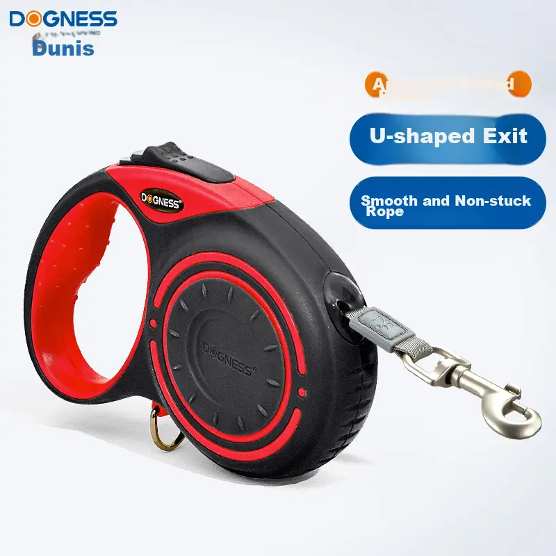 Dogness Povodac za pse L, 5 m, Crveni