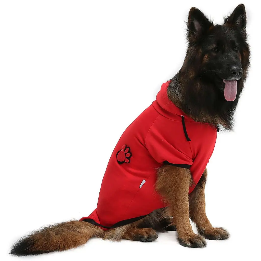 Paws & Whiskers Odelo za pse Kirmizipatisweat, Crveno