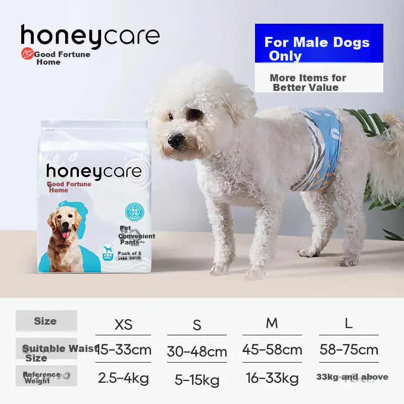 Honeycare Pelene za pse, L, 20 komada