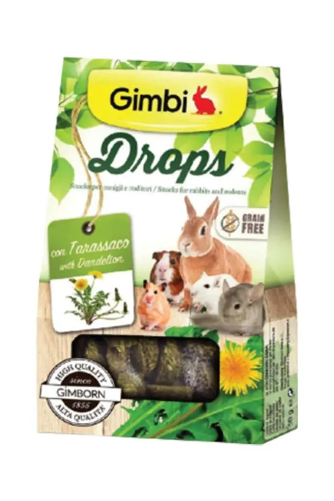 Gimbi Poslastica sa maslačkom za glodare Drops, 50 g