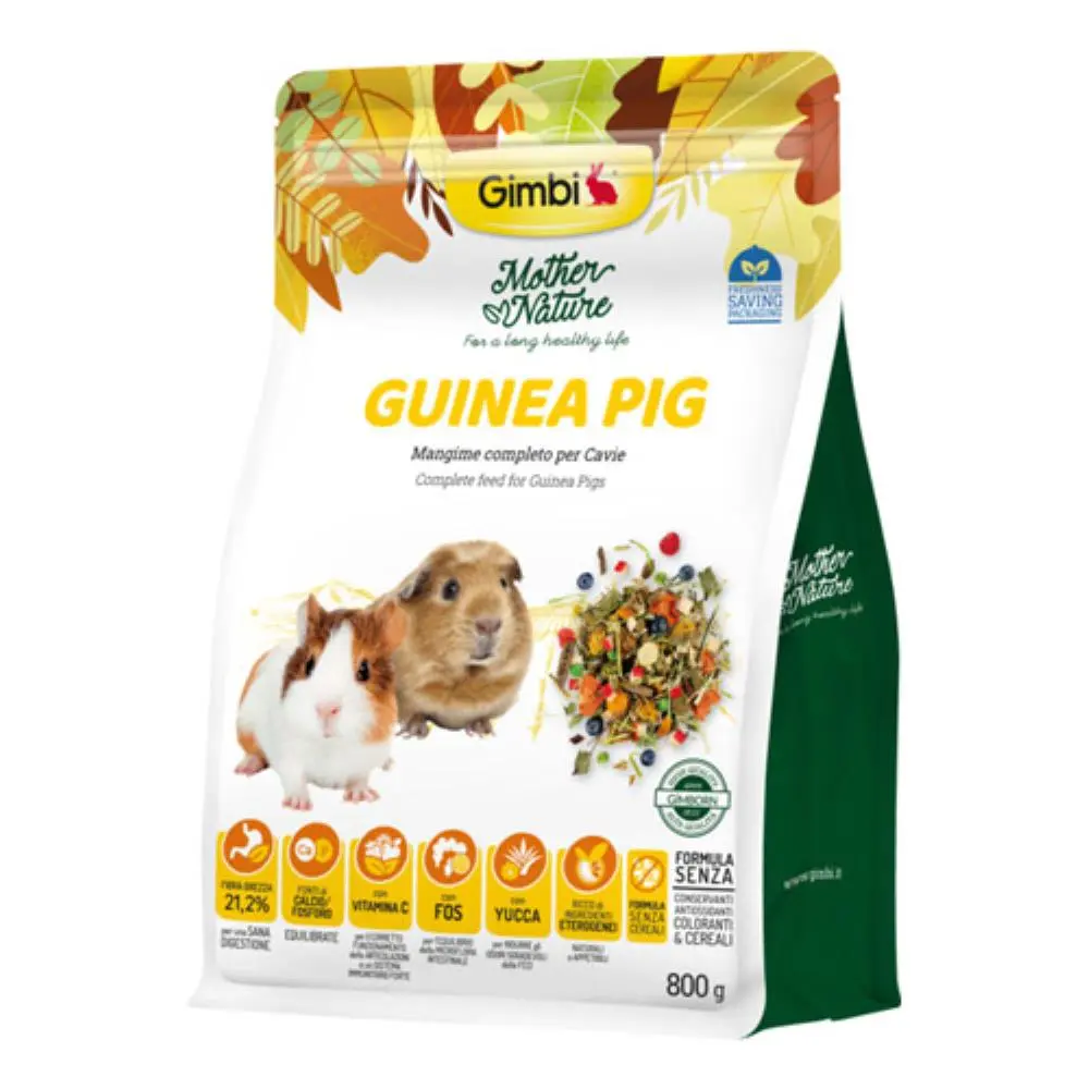 Gimbi Hrana za morsko prase Mother Nature, 800 g