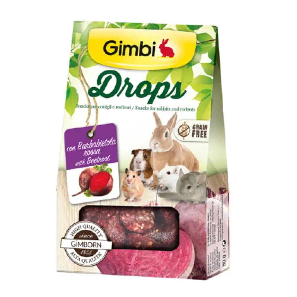 Gimbi Poslastica sa cveklom za glodare Drops, 50 g