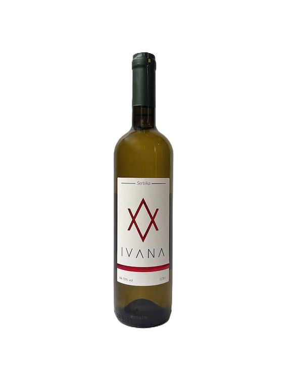 Serbika Suvo belo vino Ivana, 0.75 l