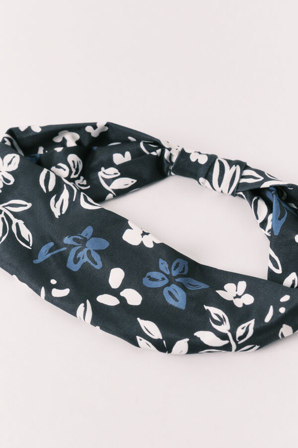 Haarreifen mit Blumenprint