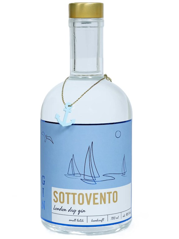 Sottovento London Dry Gin, 0.7 l