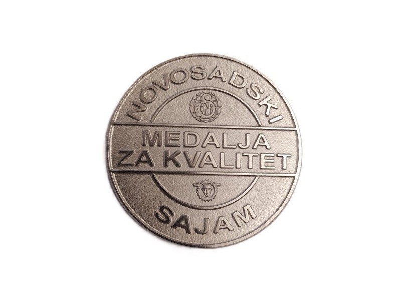 ** NOVOSADSKI SAJAM - SREBRNA MEDALJA ZA KVALITET **