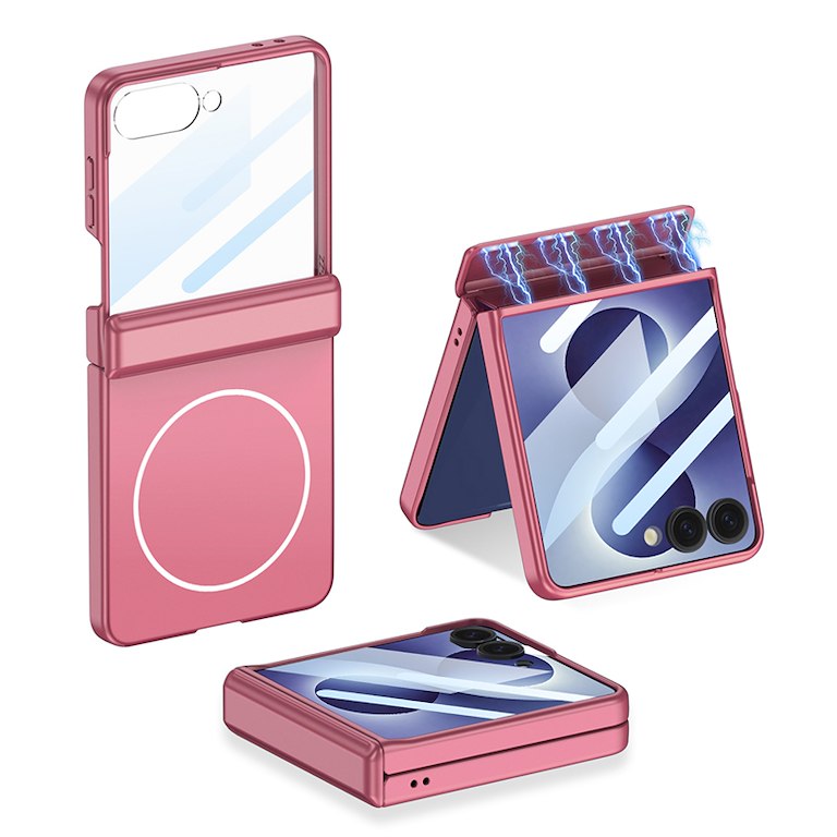 Futrola SMOOTH MagSafe za Samsung F776B Galaxy Z Flip 8 5G koralno crvena (GKK case)