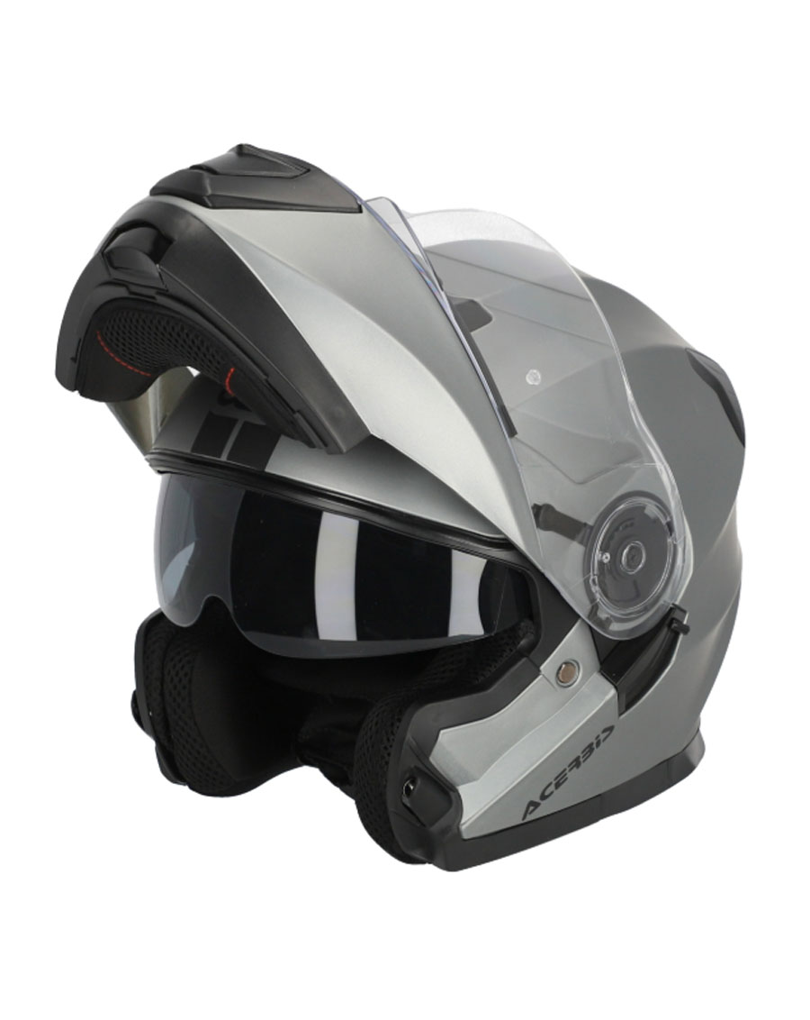 Acerbis flip up kaciga Serel 22.06 siva