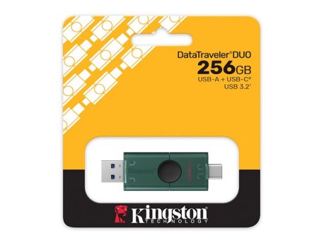 KINGSTON DataTraveler Duo Gen2 USB-A + USB-C USB memorija, 256GB DTDEG2/256GB