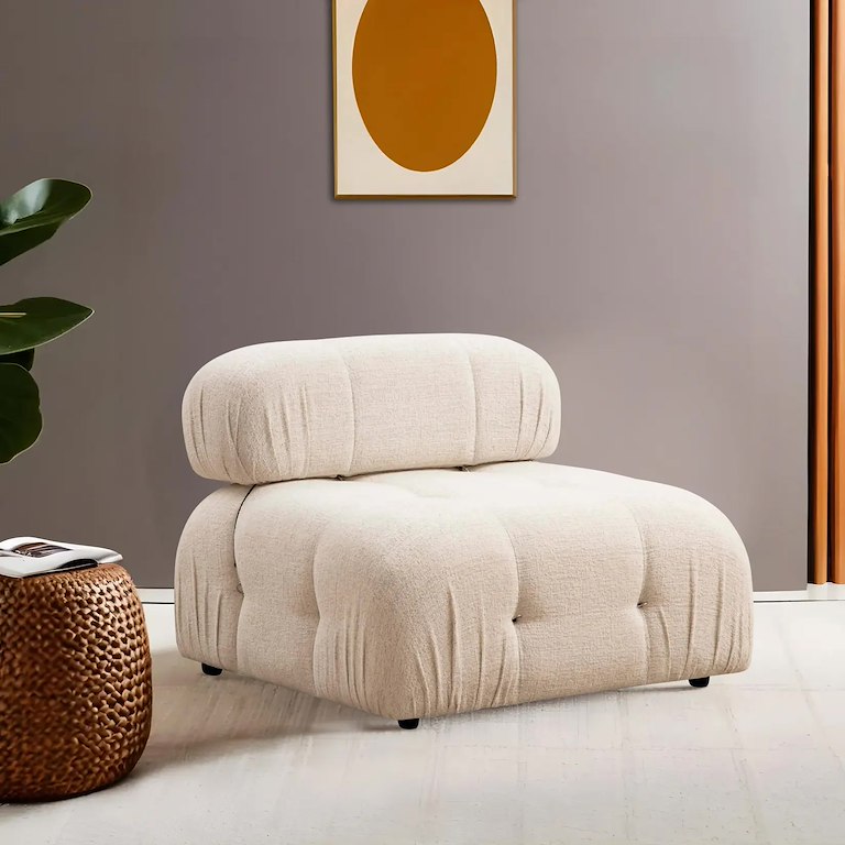 Atelier del Sofa Fotelja Bubble O1 95x75x95cm Krem