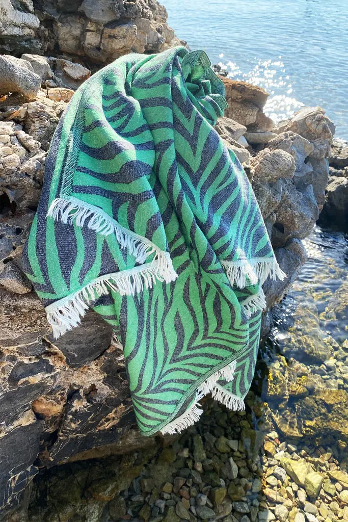 L'essentiel Maison Peškir za plažu 90x170cm Zeleni