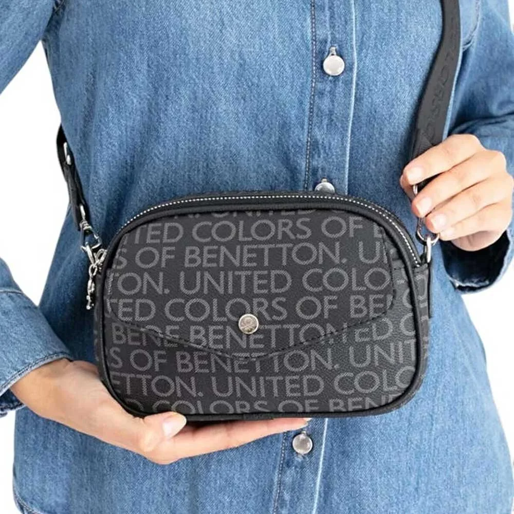 BENETTON TORBA 21*14*6 – BNT1687-BLACK