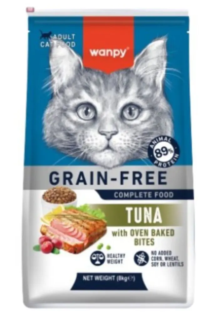 Wanpy Suva hrana za mačke Grain Free, Tuna, 8kg