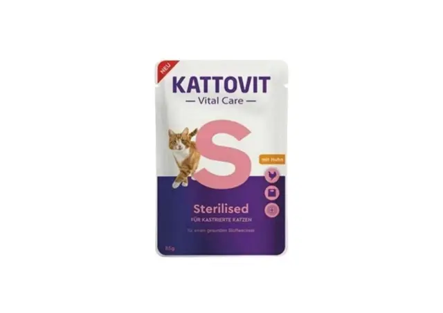 KATTOVIT Sos za mačke piletina Vital Care Sterilised, 85g