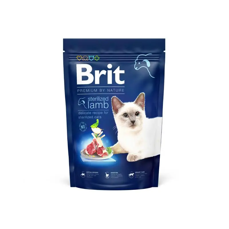 Brit Premium suva hrana za mačke, јagnjetina, 300 g