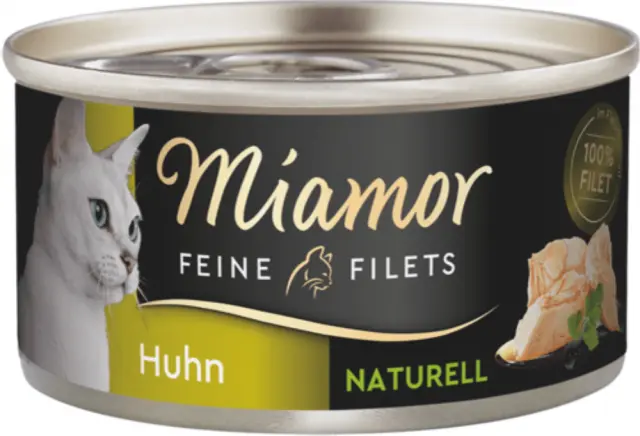 MIAMOR Vlažna hrana za mačke, Prirodni fileti piletina Feine Filets, 80g