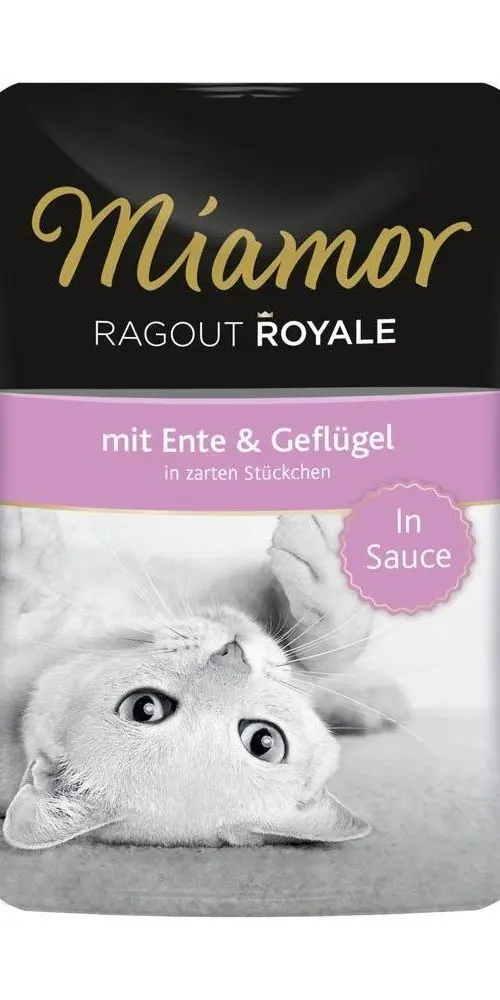Miamor Vlažna hrana za odrasle mačke, Kraljevski ragu u želeu i živina, 100g