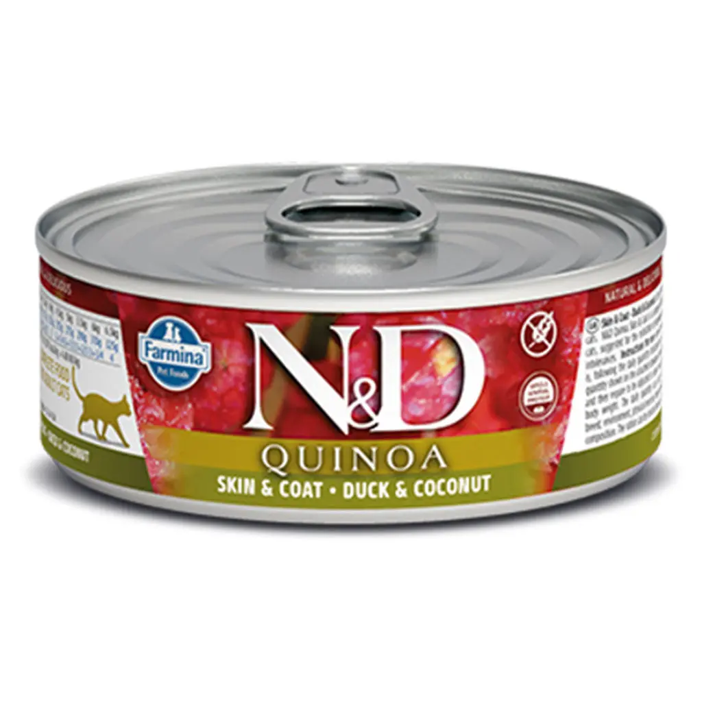 ND Vlažna hrana za mačke, Adult, Pačetina i kinoa, 80g