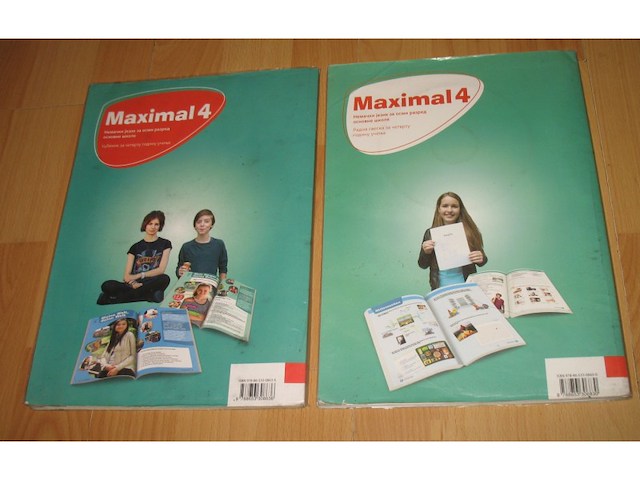 8. MAXIMAL 4 KLET UDZBENIK + RADNA SVESKA + CD
