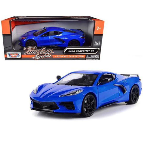 Metalni auto Motor Max 1:24 2020 Corvette C8 25/79360
