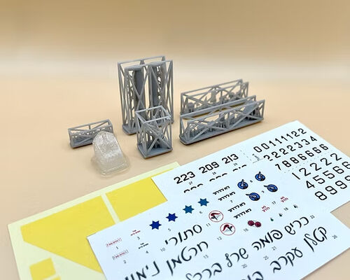 NEW! Isra Decal Studio C35006 IAF MD500 'Lahatut' - Conversion Set (for Academy MD500 Kits)